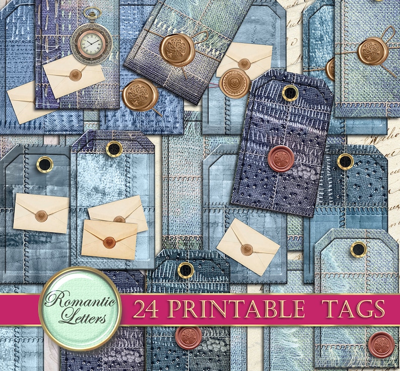 Printable Scrapbook Tags Printable Gift Tags Printable - Etsy