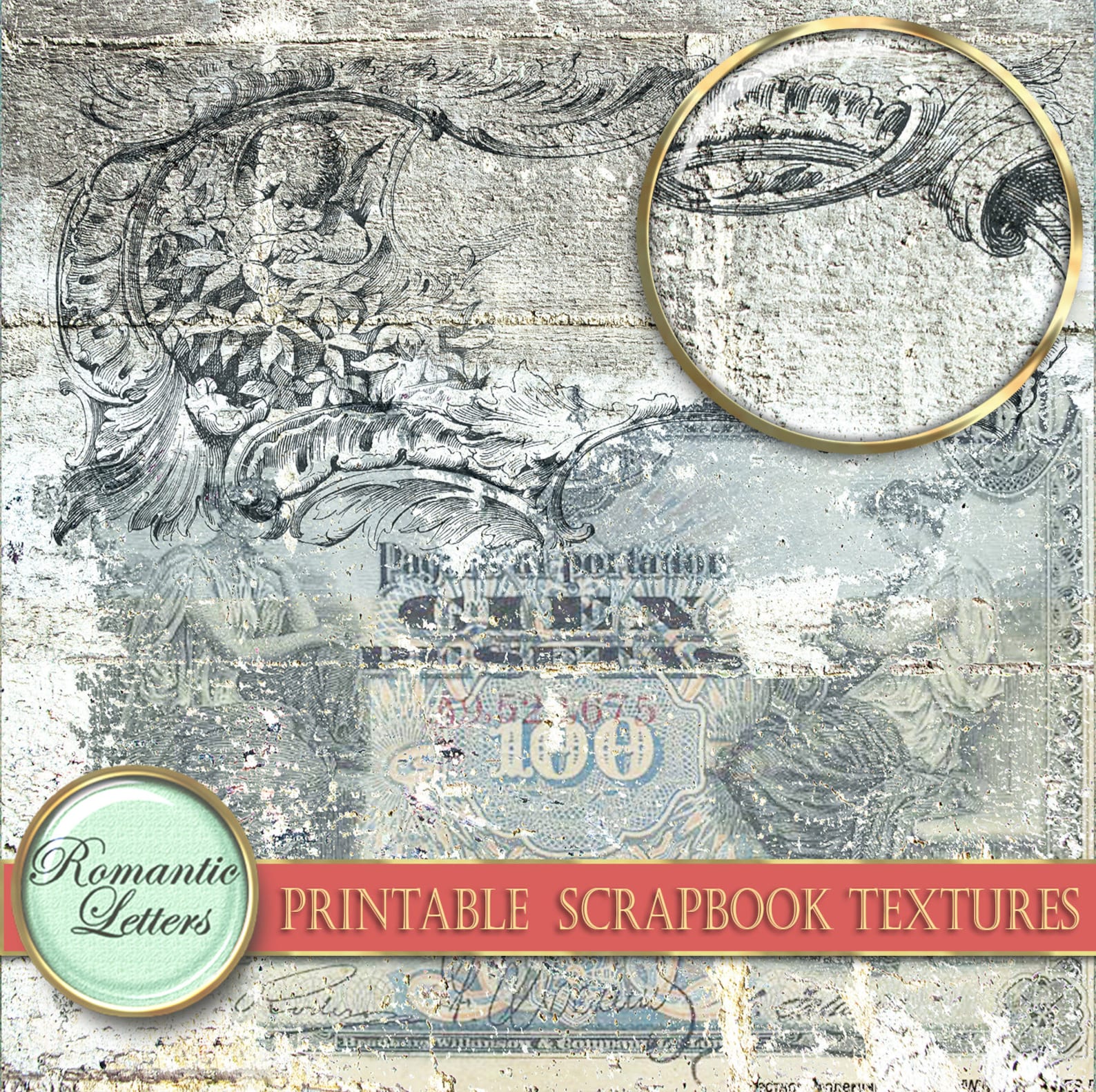 Antique Maps Printable Digital Wood Paper Scrapbook Paper - Etsy