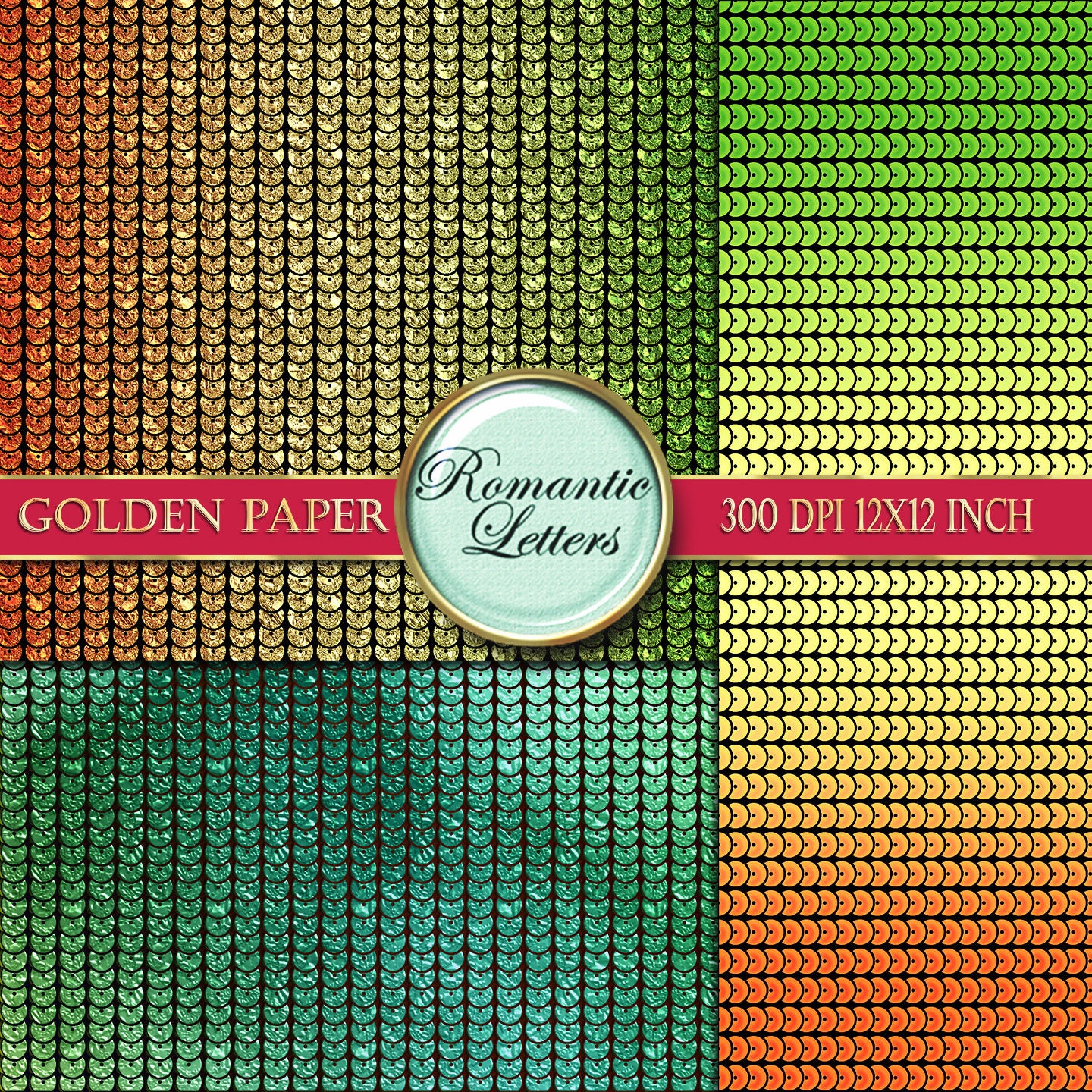 Digital Damask Digital Printable Paper Pack Digital Scrapbook | Etsy