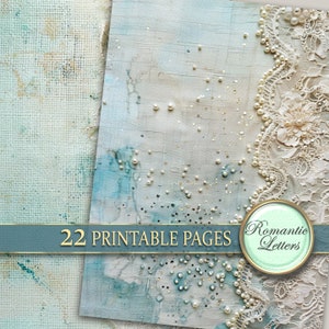White Linen Lace Texture Digital Paper Pack Scrapbook Paper Background ...