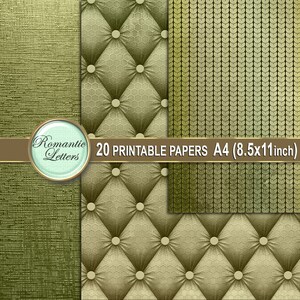 Digital Printable Scrapbook Paper Pack Journal Pages Backgrounds ...