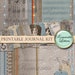 Printable Journal Kit Digital Collage Sheet Printable Journal - Etsy