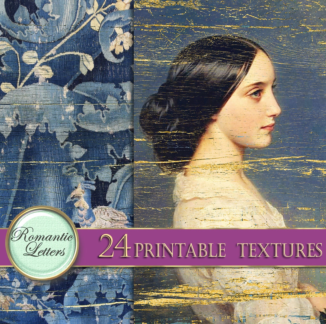 Baroque Digital Printable Scrapbook Paper Background Digital Paper ...