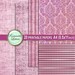 Digital Printable Linen Texture Digital Scrapbook Paper Pack Journal ...