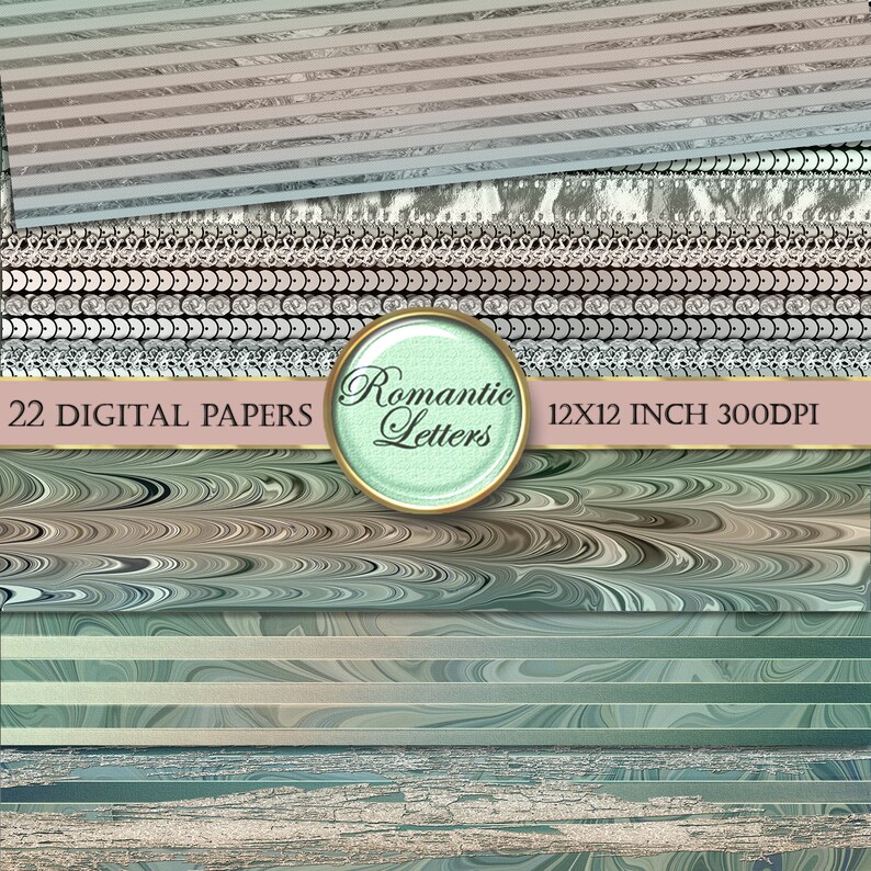 Digital Printable Scrapbook Paper Pack Printable Craft Paper - Etsy