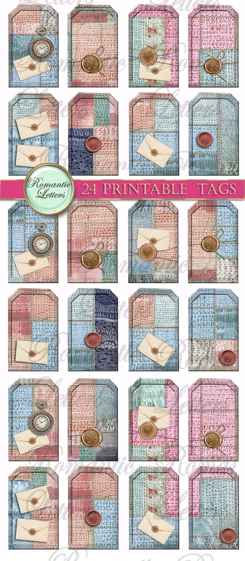 Printable Scrapbook Tags Printable Gift Tags Printable - Etsy