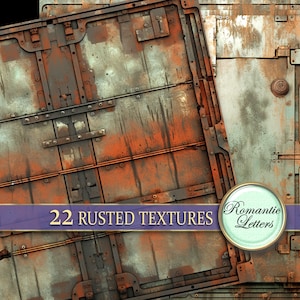 Rust Metal Texture Steampunk Printable Paper Pack Scrapbook Printable ...