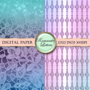 Wedding Digital Scrapbook Album Paper Pack Digital Background Paper ...