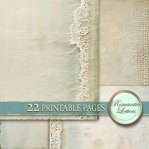 White Linen Texture Digital Paper Pack Scrapbook Paper Background Paper ...