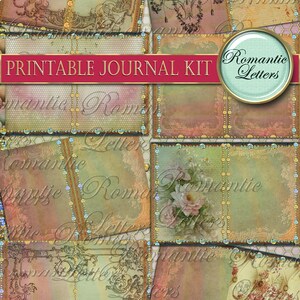 Printable Journal Pages A4 Printable Scrapbook Kit Paper 8.5x11 ...