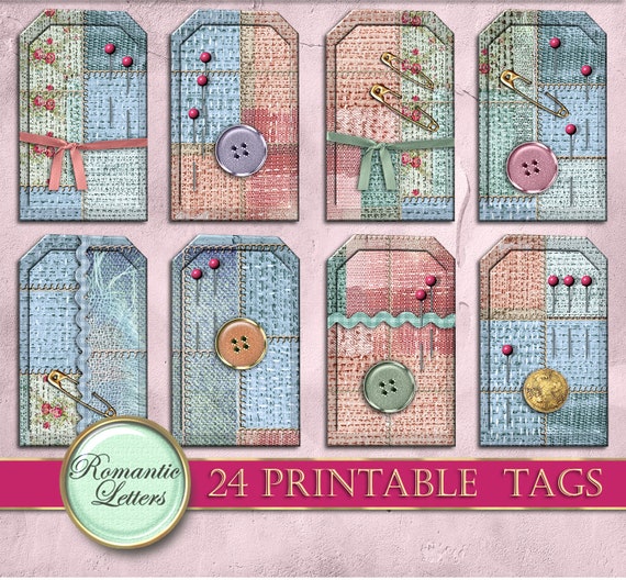 Printable Scrapbook Tags