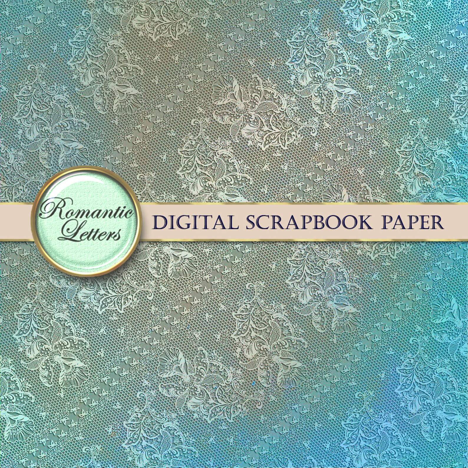 Vintage Digital Paper Pack Vintage Scrapbook Album Paper Shabby Chic ...