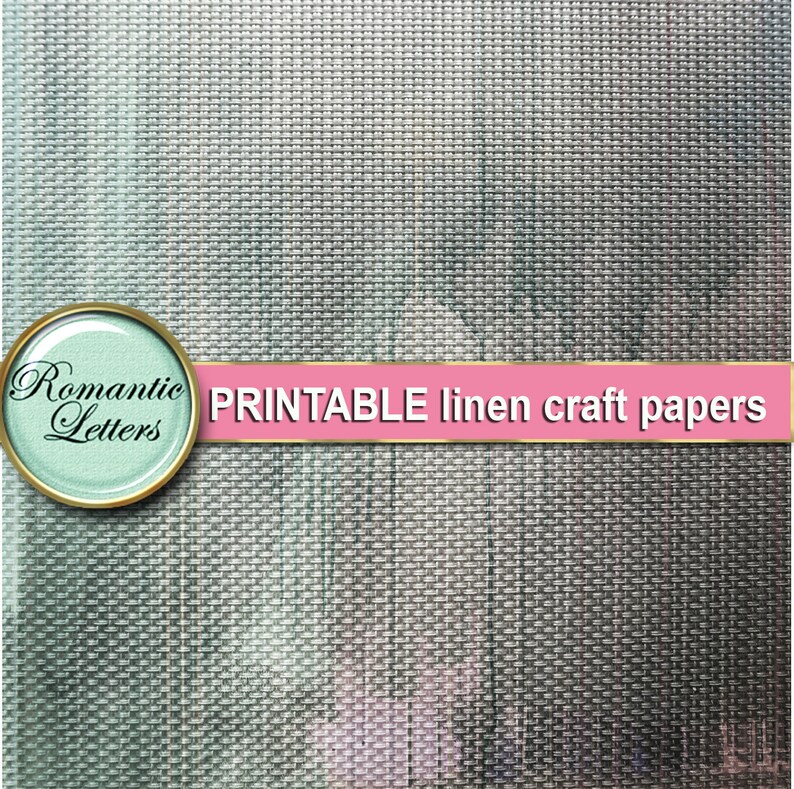 Digital Linen Texture Printable Craft Paper Digital Scrapbook Paper ...