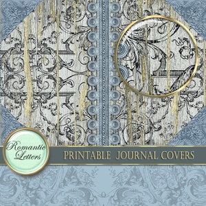 Printable Junk Journal Covers Kit Digital Printable Vintage Paper A4 ...