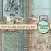 Printable Journal Kit A4 Printable Scrapbook Paper 8.5x11 Digital ...