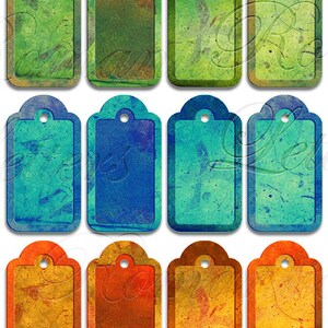 Autumn Printable Gift Tags Kids Party Paper Craft Scrapbook ...