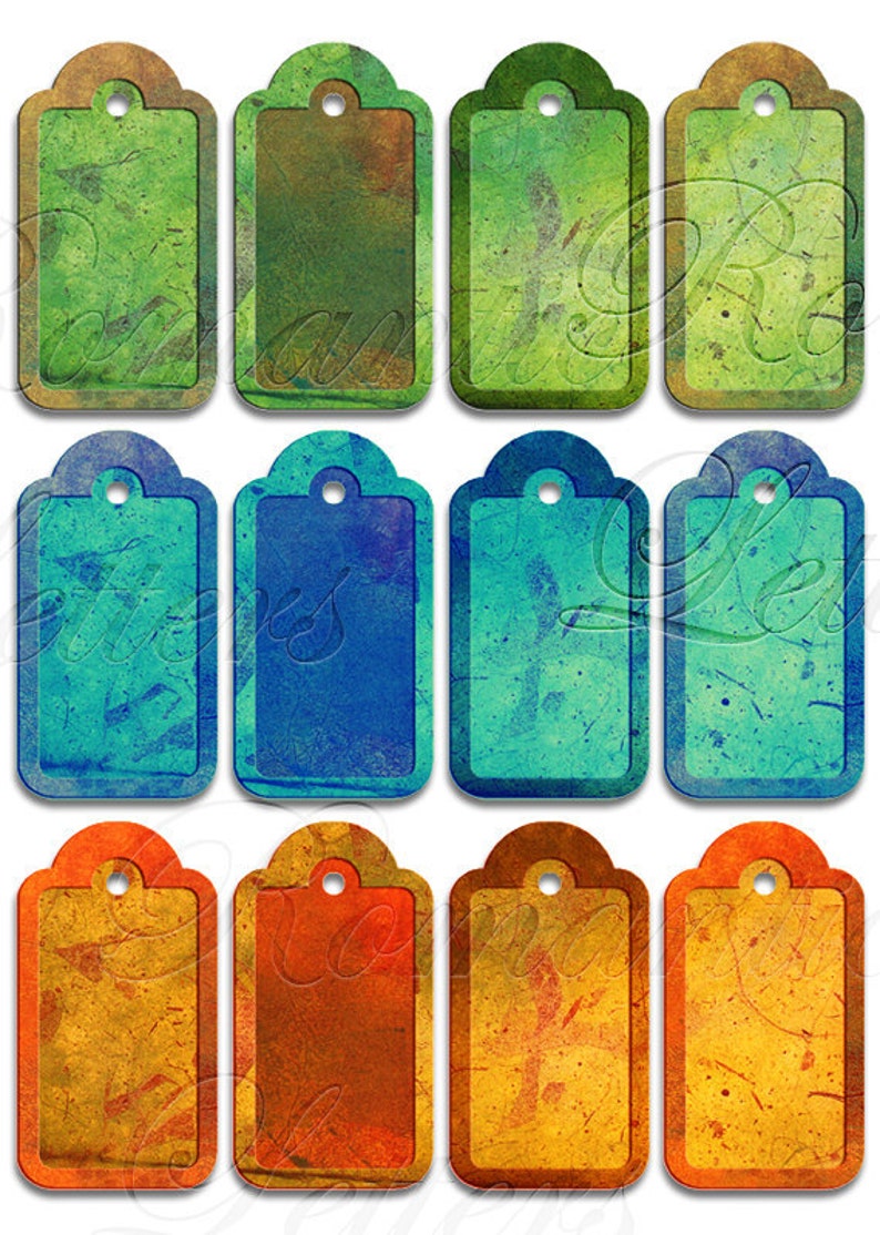 Digital Gift Tag Paper Background Party Printable Paper Craft | Etsy