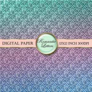 Wedding Digital Scrapbook Album Paper Pack Digital Background Paper ...