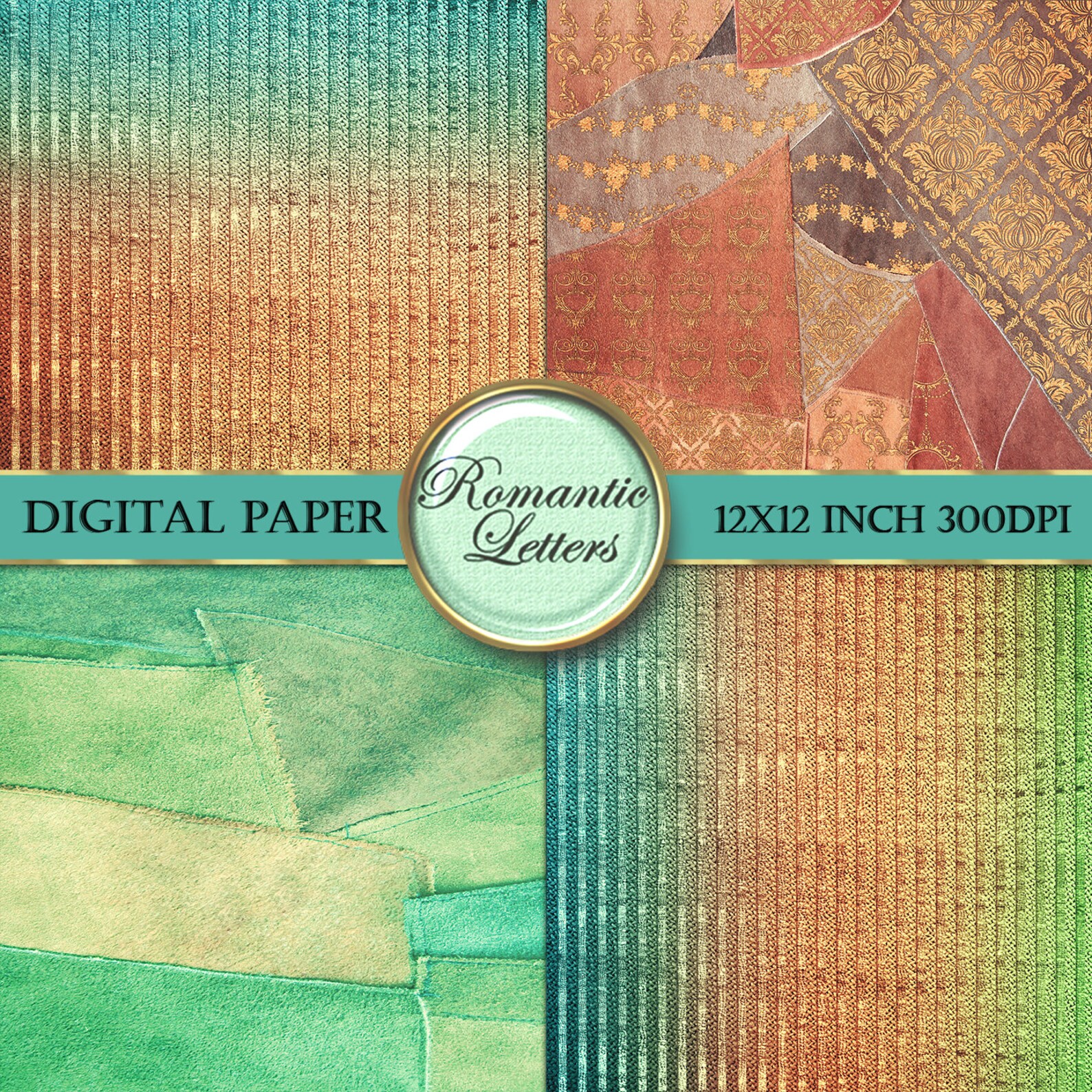 Digital Paper Pack Scrapbook Background Paper Pack Digital - Etsy