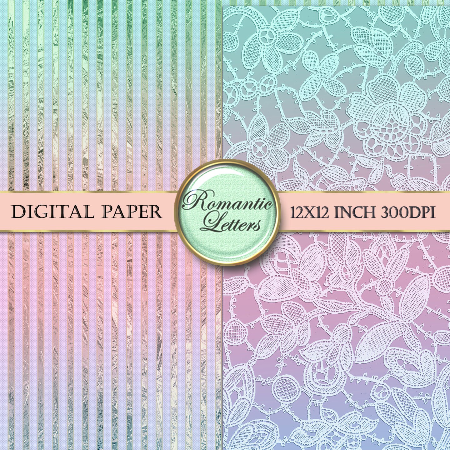 Wedding Digital Scrapbook Album Paper Pack Digital Background - Etsy