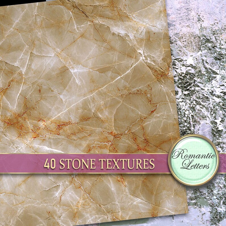 Marble Stone Texture Marble Digital Paper Pack Digital Scrapbook ...