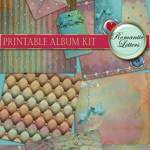 Printable Scrapbook Album Paper Printable Scrapbook Kit Paper 12x12 ...