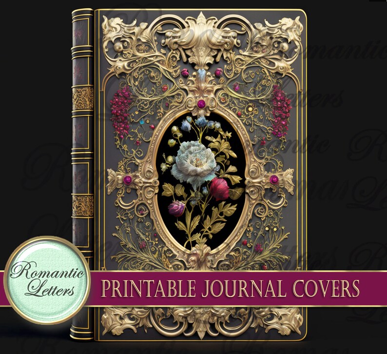 Printable Journal Covers Digital Scrapbooking Printable Junk Journal ...