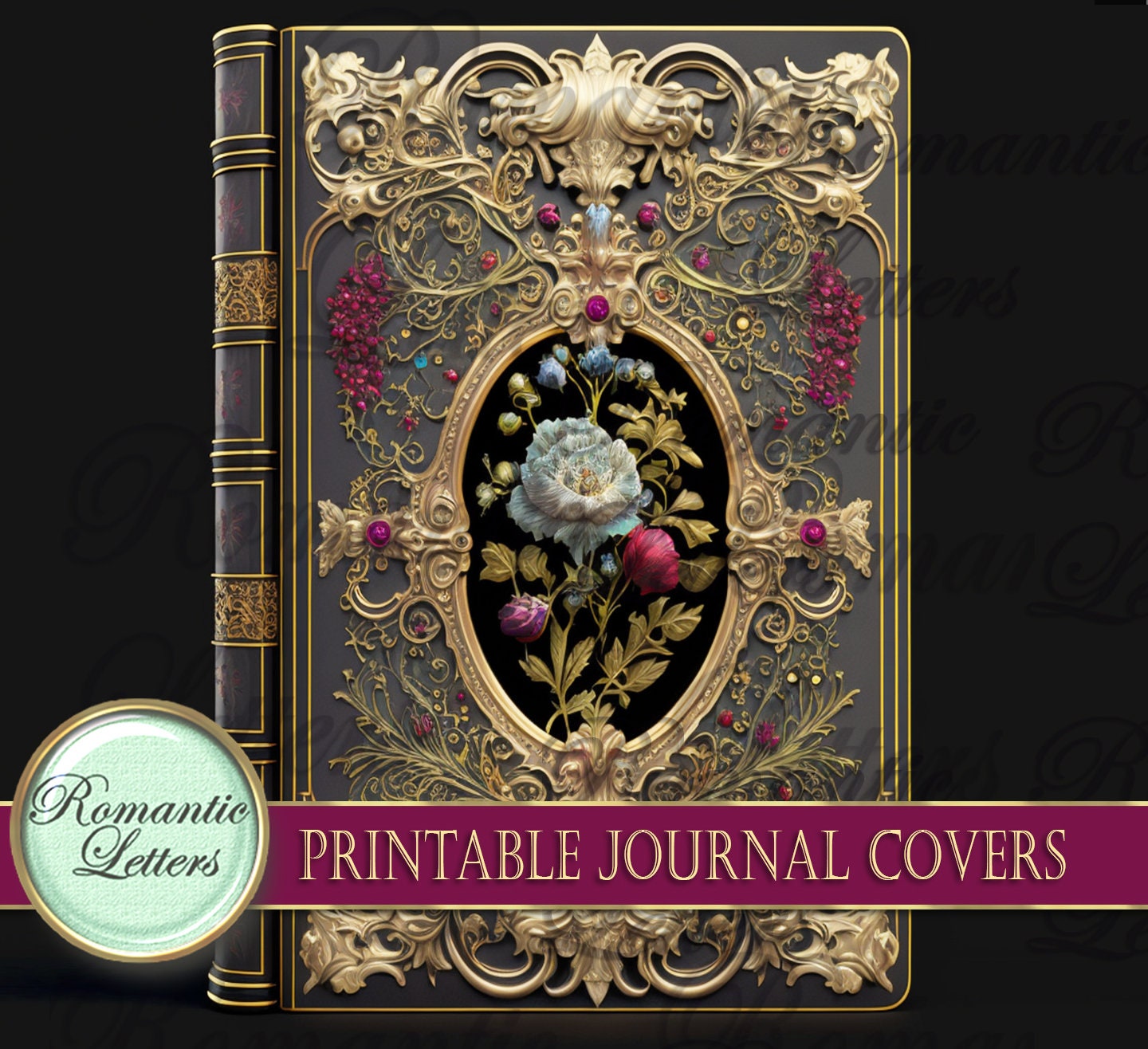 Printable Journal Covers Digital Scrapbooking Printable Junk - Etsy