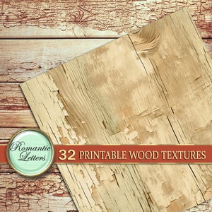 Digital Paper Wood Texture Background Wood Digital Scrapbook Papers ...