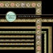 Digital Printable Scrapbook Borders Clip Art Gold Glitter - Etsy