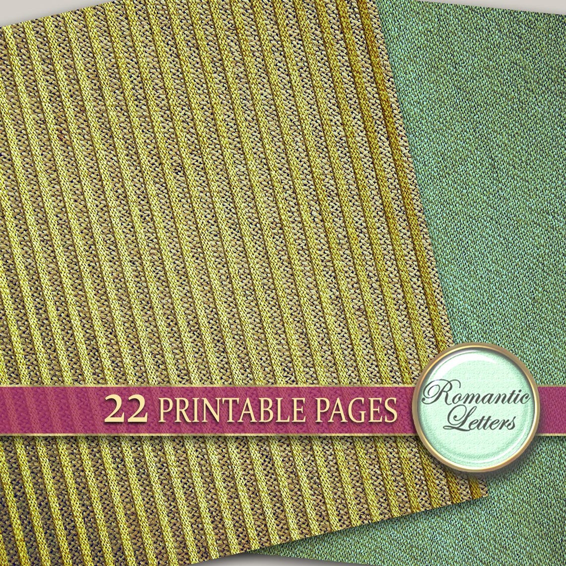 Linen Texture Digital Scrapbook Paper Pack Digital Linen Textured ...