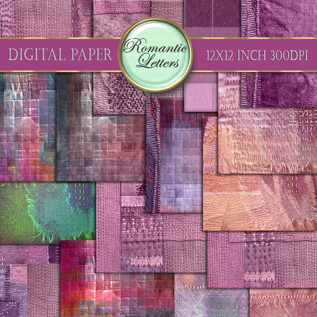 Digital Printable Craft Paper Digital Scrapbook Paper Background Fabric ...