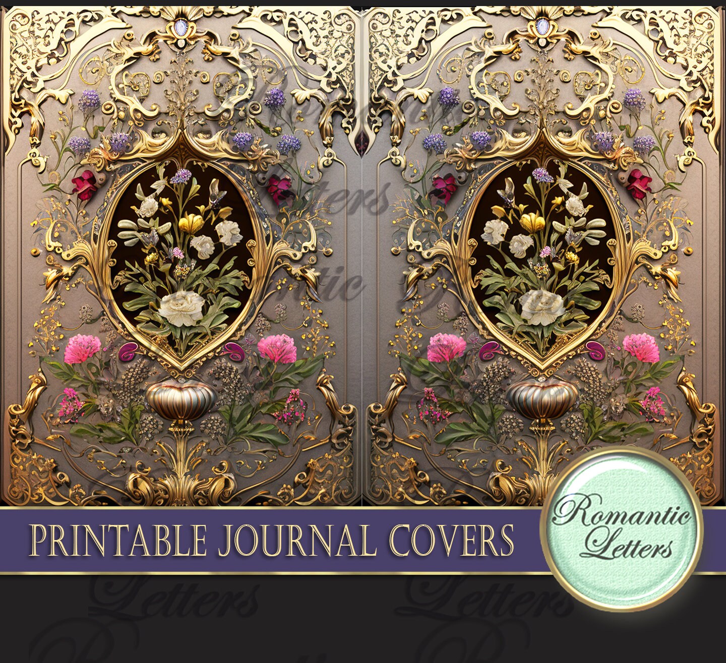 Printable Journal Covers Digital Scrapbooking Printable Junk Journal ...