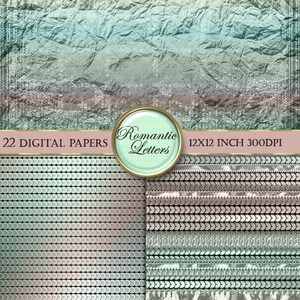 Digital Printable Scrapbook Paper Pack Printable Craft Paper A4 8.5 X ...