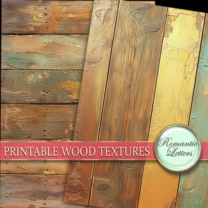 Digital Paper Wood Texture Background Digital Scrapbook Paper Digital ...