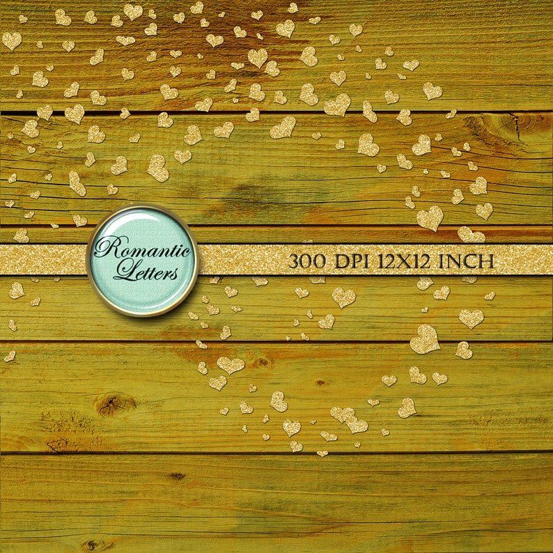 Digital Gold Glitter Paper Digital Scrapbook Paper Gold Pixie Dust ...