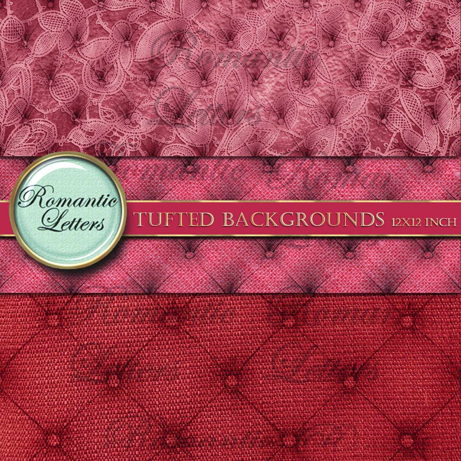 Vintage Digital Paper Pack Scrapbook Background Paper Tufted - Etsy