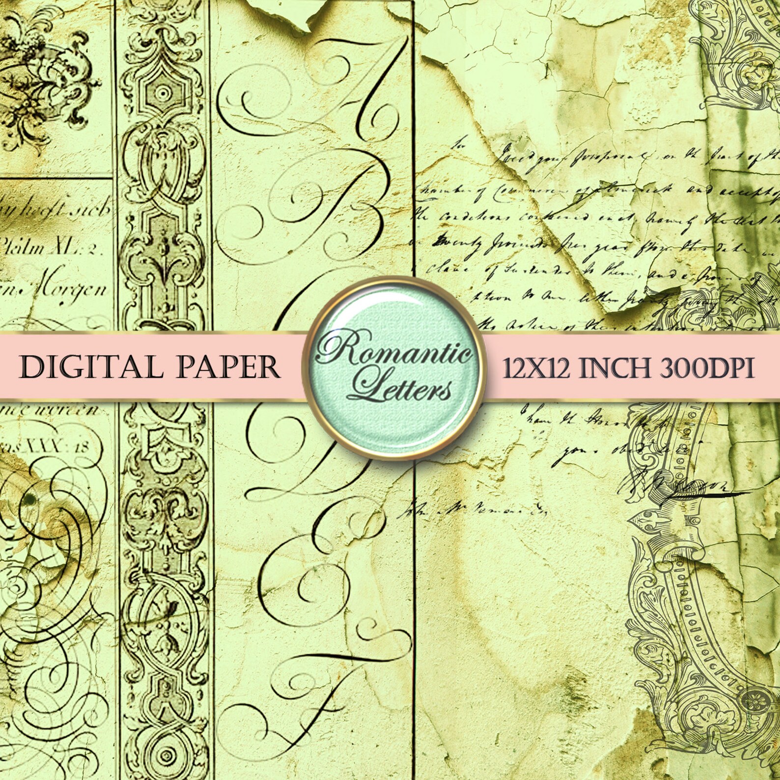 Digital Scrapbook Paper Pack Digital Background Paper | Etsy