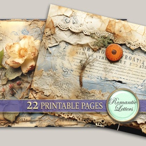 Digital Paper Pack Scrapbook Background Paper Digital Printable Journal ...