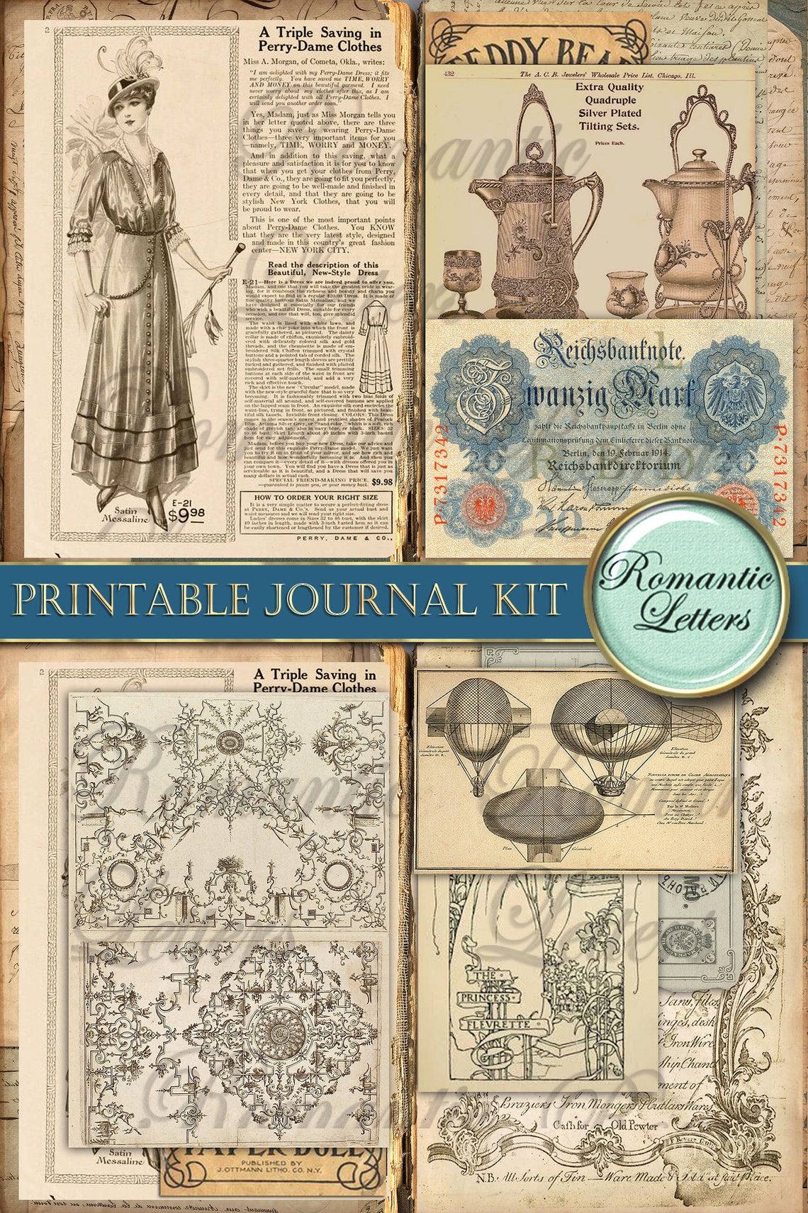 Digital paper pack scrapbook background paper digital | Etsy