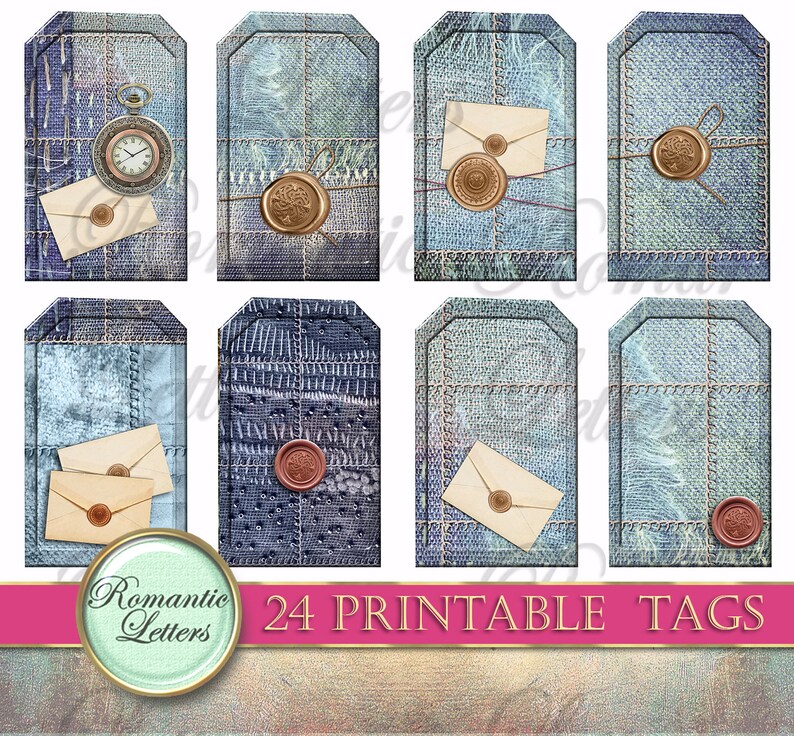 Printable Scrapbook Tags Printable Gift Tags Printable - Etsy