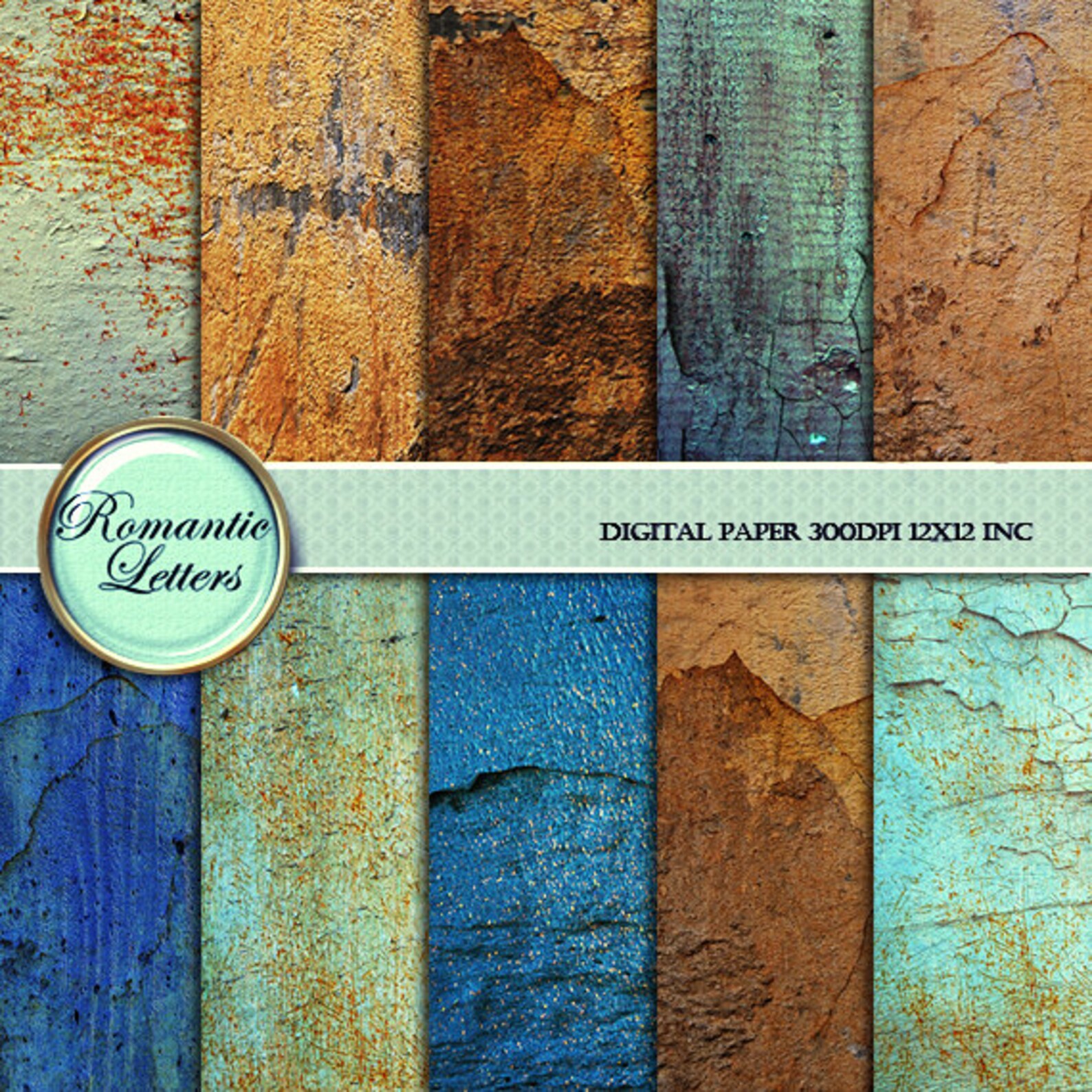 Painted Wall Texture Digital Background Digital Scrapbook - Etsy