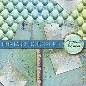 Printable Journal Pages A4 Printable Scrapbook Kit Paper 8.5x11 ...
