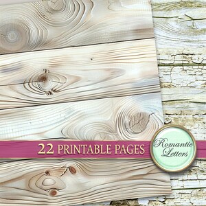 Digital Paper White Wood Digital Scrapbook Paper Pack White Wood ...