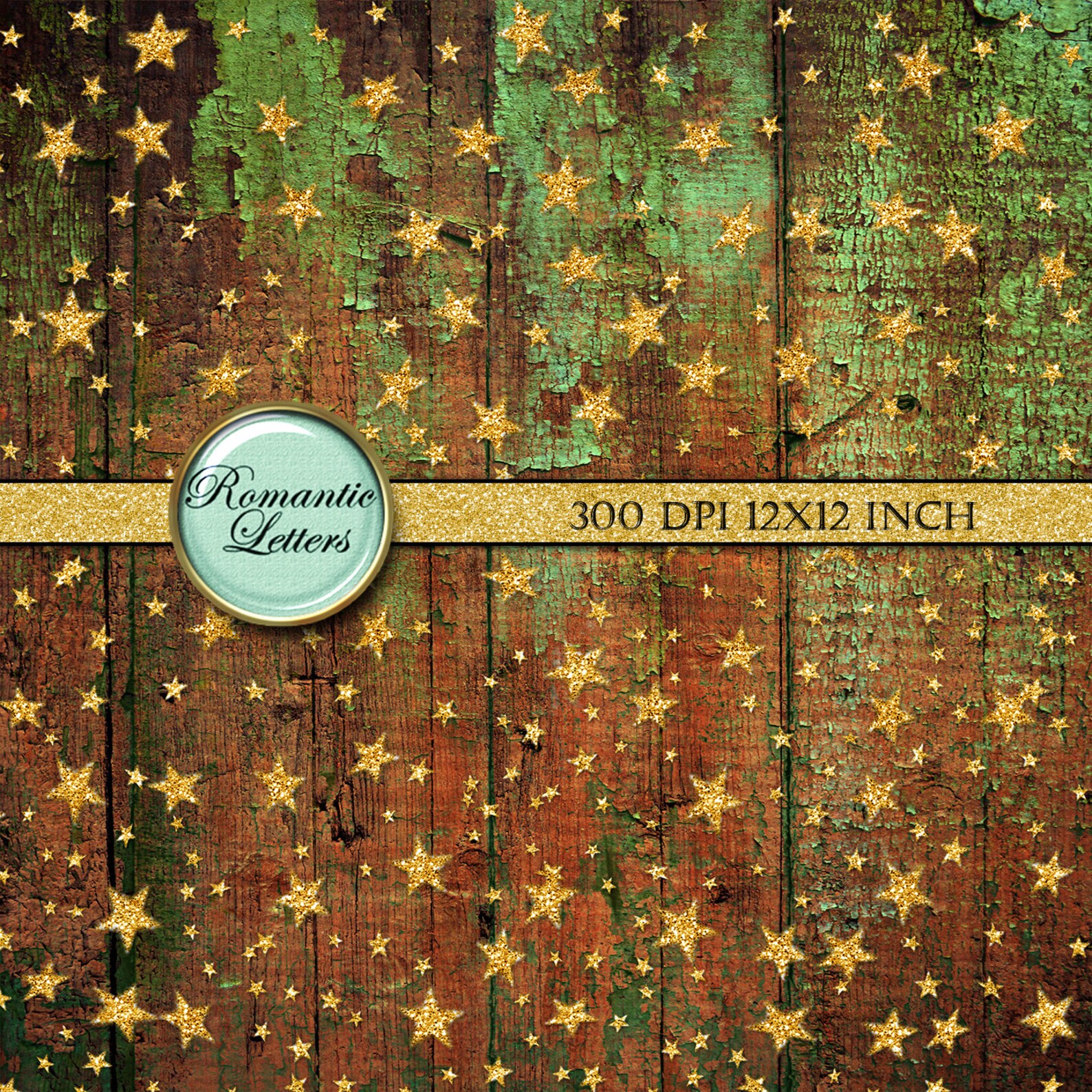 Digital gold glitter paper digital scrapbook paper gold pixie | Etsy