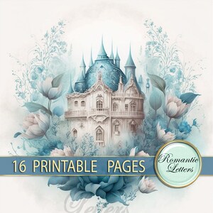 Printable Decoupage Paper Digital Scrapbook Album Paper Fairy Tale ...