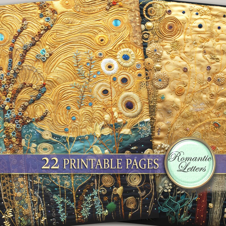 Digital Printable Scrapbook Paper Pack Junk Journal Pages Fabric ...