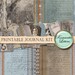Printable Journal Kit Digital Collage Sheet Printable Journal - Etsy