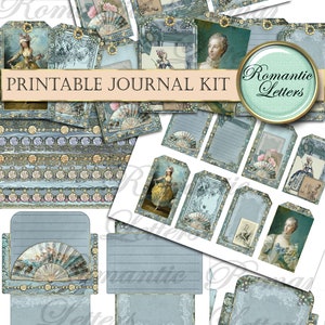 Printable Journal Kit Digital Printable Collage Sheet Printable Journal ...