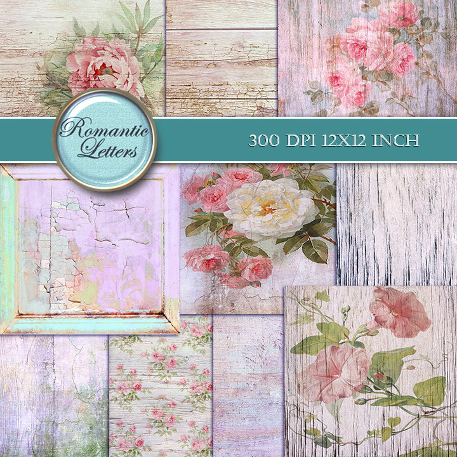 Digital Scrapbook Paper Digital Scrapbook Background Paper Shabby Chic ...